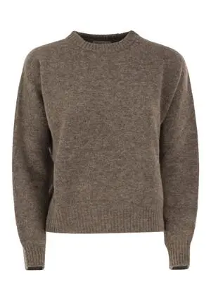 Max Mara Weekend Max Mara Tuono Crew-Neck Knitted Sweater Green