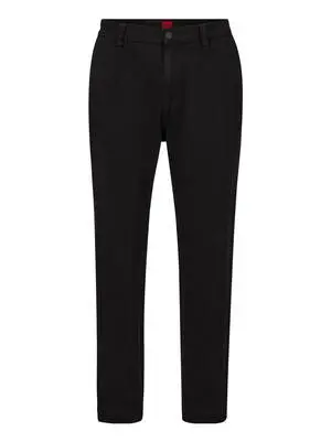 Hugo Boss Twill Chino Trousers - Black
