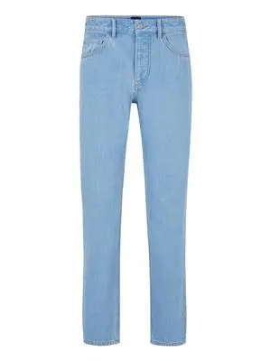 Hugo Boss Lightwash Straight Leg Jeans - Blue