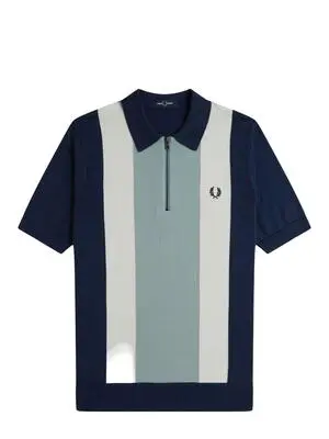 Fred Perry Knitted Polo - Black
