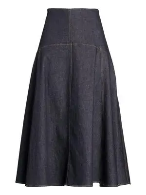 Jacquemus A-line Denim Skirt - Blue
