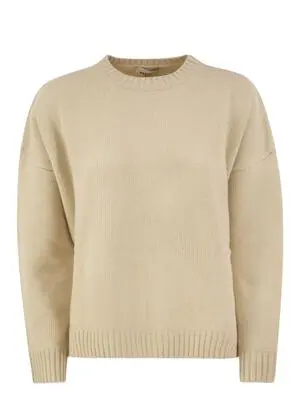 Max Mara Weekend Max Mara Sibari Crewneck Knitted Jumper Nude