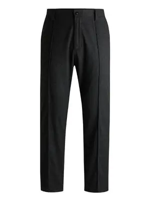 Hugo Boss Tailored Straight Leg Trousers - Grey