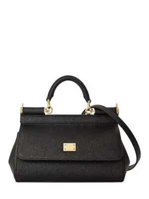 DOLCE & GABBANA Solid Color Crossbody Bag 