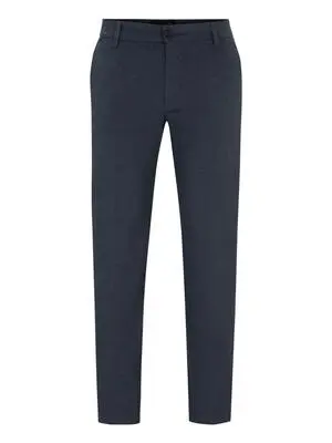 Hugo Boss Dark Navy Chino Trousers - Blue