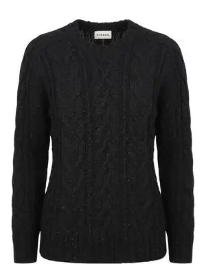 P.a.r.o.s.h Long-sleeved Crewneck Jumper - Black