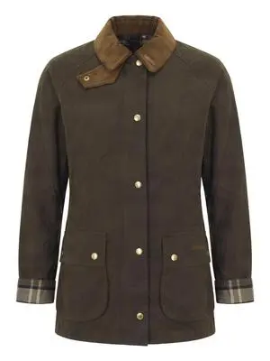 BARBOUR Barbour Icons Beadnell Wax Jacket With Corduroy Trim