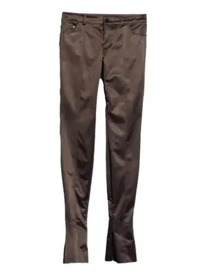 Gucci Stretch Acetate Duchesse Pants - Dark Brown