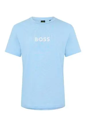 Hugo Boss Casual Solidcolor Tshirt - Blue
