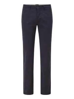 Hugo Boss Navy Chino Trousers Blue