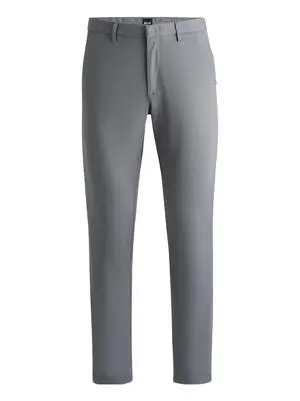Hugo Boss Light Grey Chino Trousers Grey