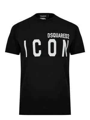 Dsquared2 Cotton Shortsleeve Tshirt - Black