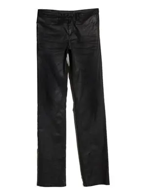 Gucci Coated Stretch Cotton Twill Denim Pants - Black