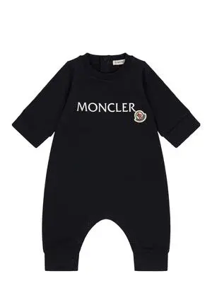 Moncler Logo One-piece Suit - Black