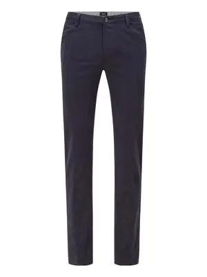 Hugo Boss Dark Navy Chino Trousers - Blue