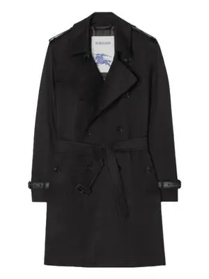Burberry Mid-length Kensington Trench Coat - Black