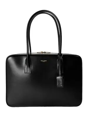 Saint Laurent Bauletto Top Handle Bag - Black