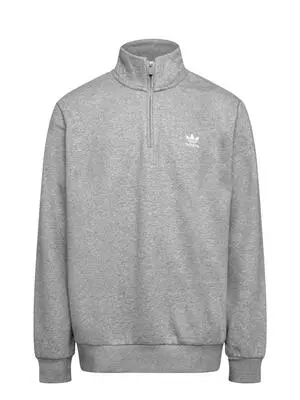ADIDAS ORIGINALS Half-zip Hoodie - Grey