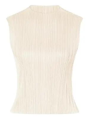 Issey Miyake Plissé Tank - Neutrals