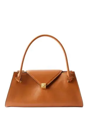 Versace Medium Calf Leather Shoulder Bag - Brown