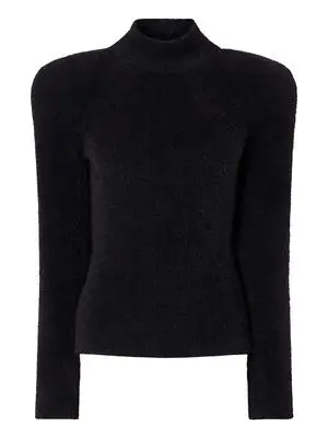 Balmain Ribbed-knit Turtleneck Sweater - Black