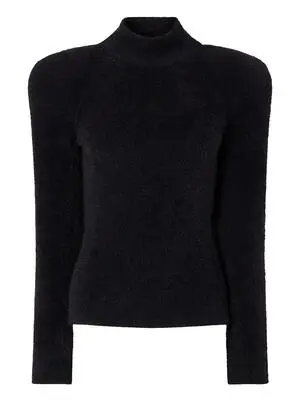 Balmain Ribbed-knit Turtleneck Sweater - Black