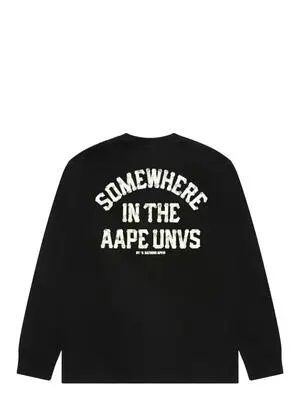 AAPE BY *A BATHING APE Aapeunvs Long-sleeved T-shirt - Black