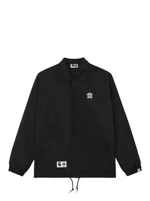 FINGERCROXX Long-sleeve Logo Patch Jacket - Black