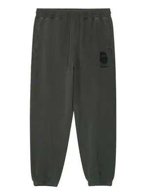 FINGERCROXX Logo-print Drawstring-waist Track Pants - Grey