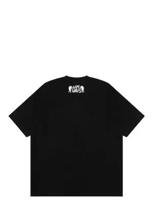 AAPE BY *A BATHING APE Aapeunvs Moonface Graphic-print T-shirt - Black