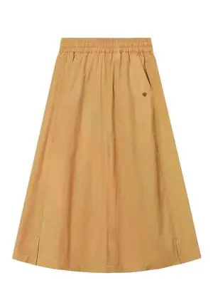 CHOCOOLATE Elasticated-waist Midi Skirt - Neutrals