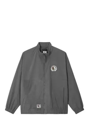 FINGERCROXX FINGERCROXX Logo-Patch Zip-Fastening Jacket Grey