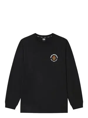 FINGERCROXX Graphic-print Long-sleeve T-shirt - Black