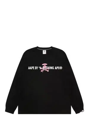 AAPE BY *A BATHING APE Aape Long-sleeved T-shirt - Black