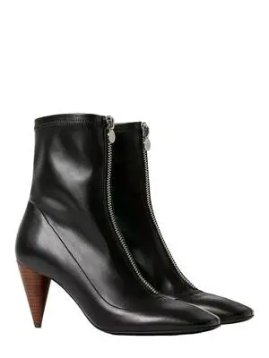 Stella McCartney Zipper Ankle Boots - Black