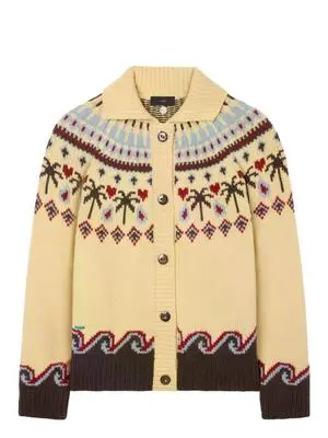 ALANUI Alanui Sweet Winter Jacquard-Knit Cardigan