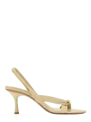 Studio Amelia Studio Amelia Siena Braided Slingback Sandals Yellow