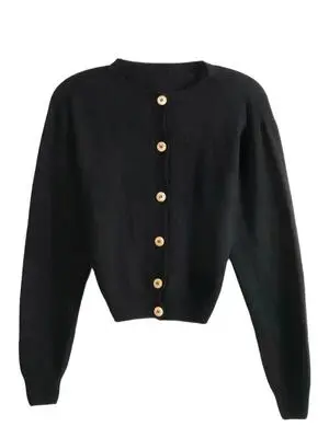 BASERANGE Baserange Button-Up Knitted Cardigan