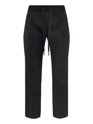 Dolce & Gabbana Elasticated Drawstring Waist Trousers - Black