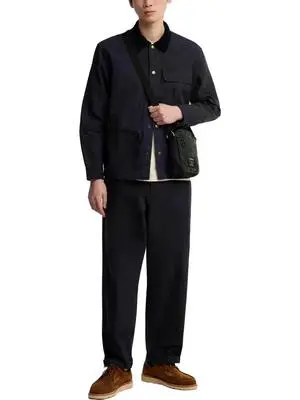 Barbour Ursula Corduroy-collar Multi-pocket Shirt Jacket - Blue