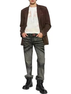 DIESEL® J-creed-aecb Notched-lapel Single-breasted Blazer - Brown