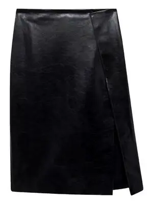 MSGM MSGM Midi Skirt With Slit Detail