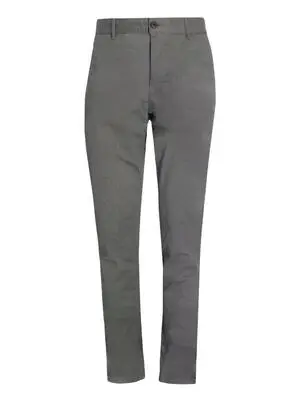 BOSS Logo-patch Chino Trousers - Grey