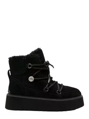 PINKO PINKO Lace-Up Platform Boots
