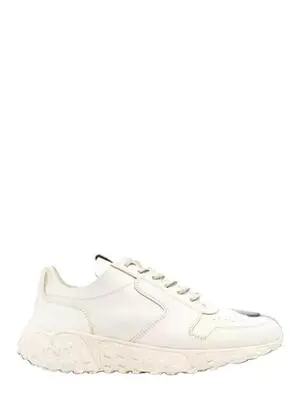 BUTTERO® Buttero Perforated Lace-Up Sneakers White