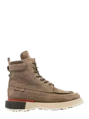 BUTTERO® Lace-up Ankle Boots - Brown