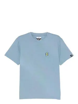 AGNES B. Logo Embroidered T-shirt - Blue