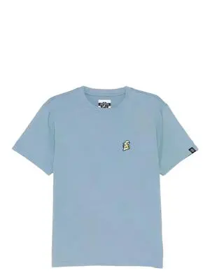 AGNES B. Logo Embroidered T-shirt - Blue
