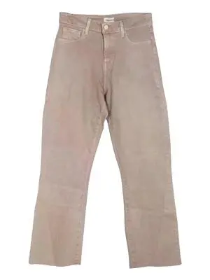 L'Agence Kendra Cropped Flared Jeans - Neutrals