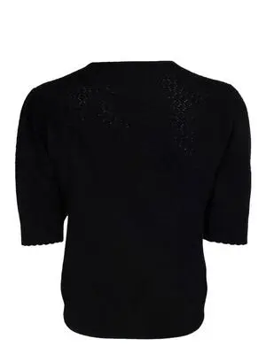 FRAME FRAME Gathered Honeycomb-Knit Sweater